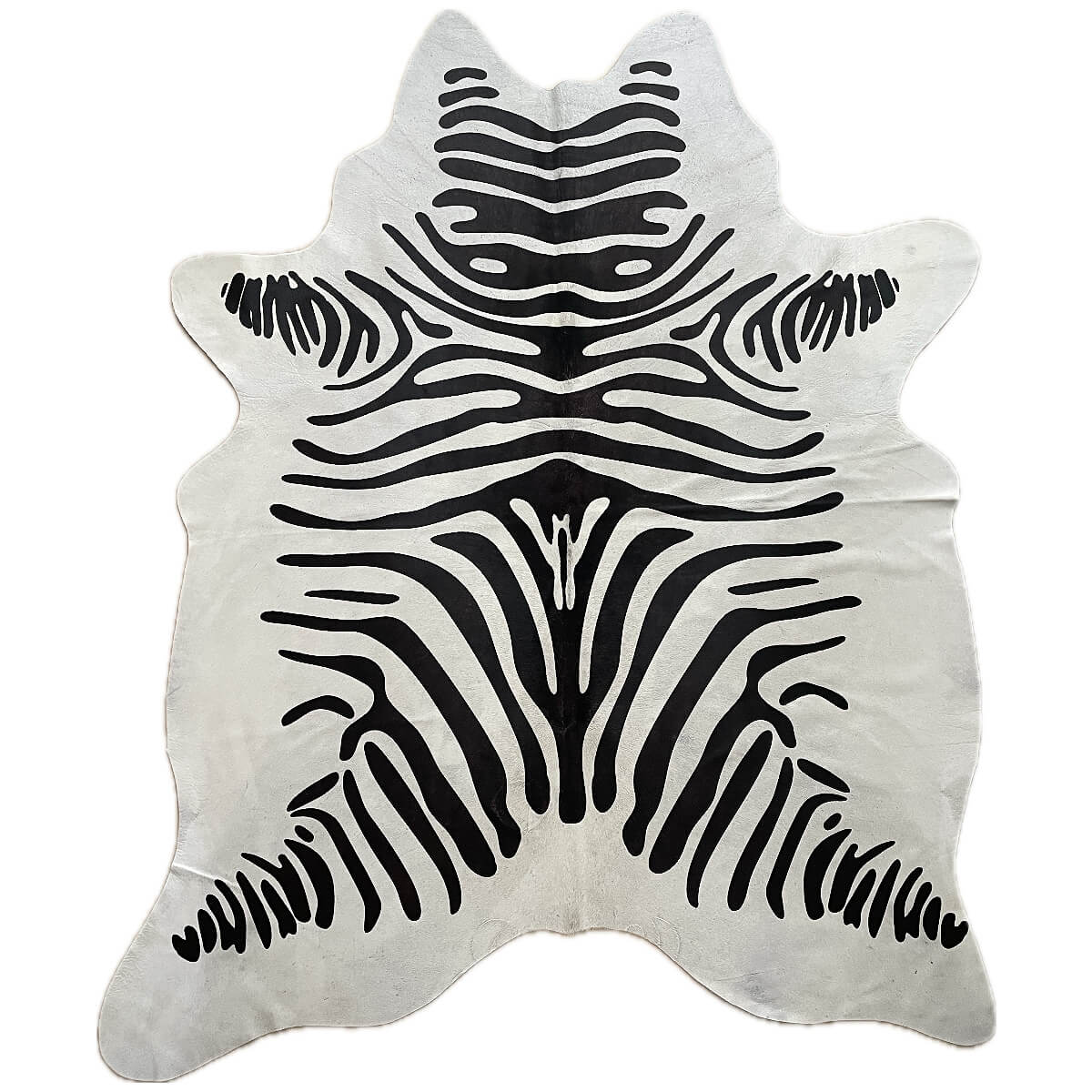 Covor din Piele de Vaca - Imprimeu Zebra (210cm x 180cm) | Mango+Bloom