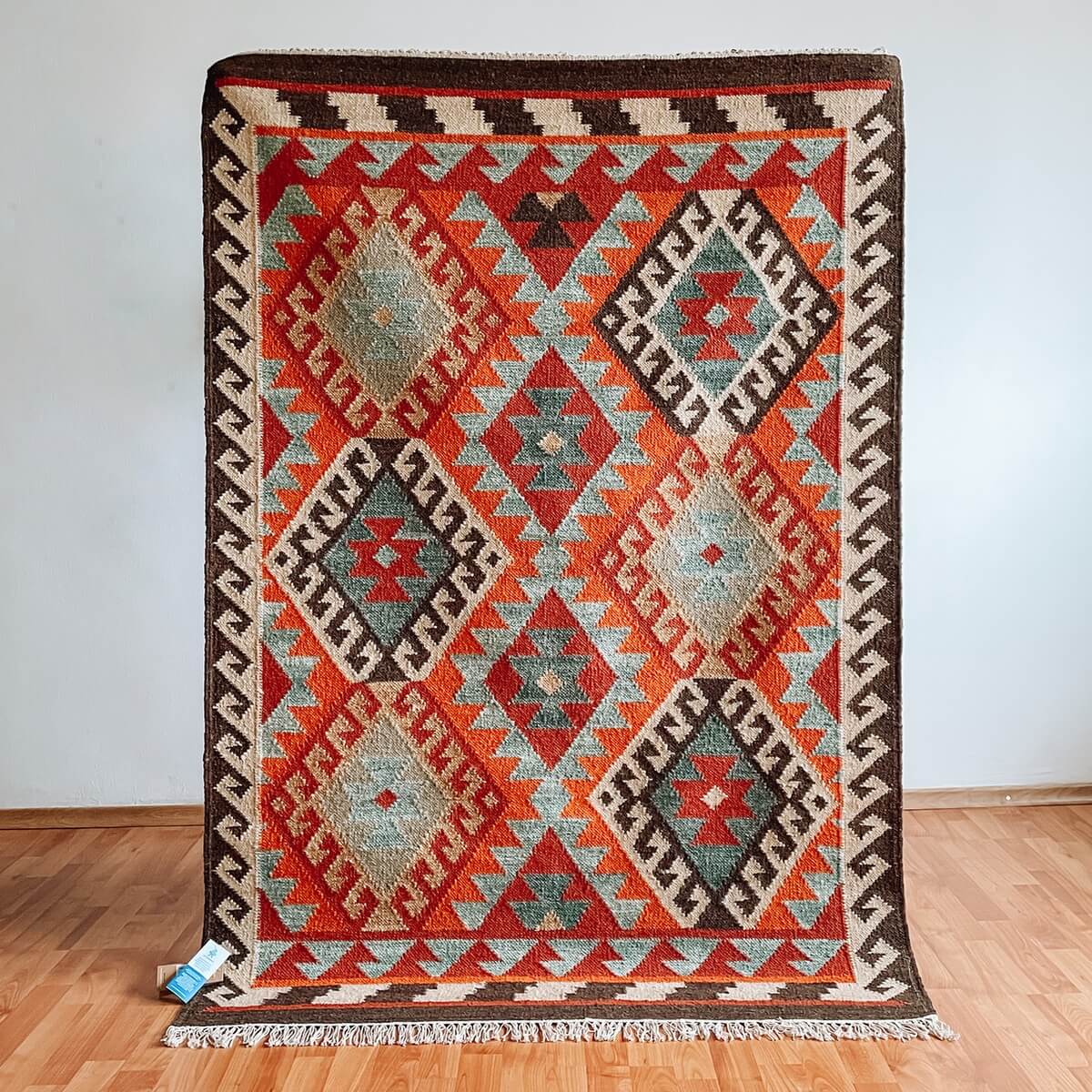 Covor Traditional Kilim Saira din Lana | Mango+Bloom